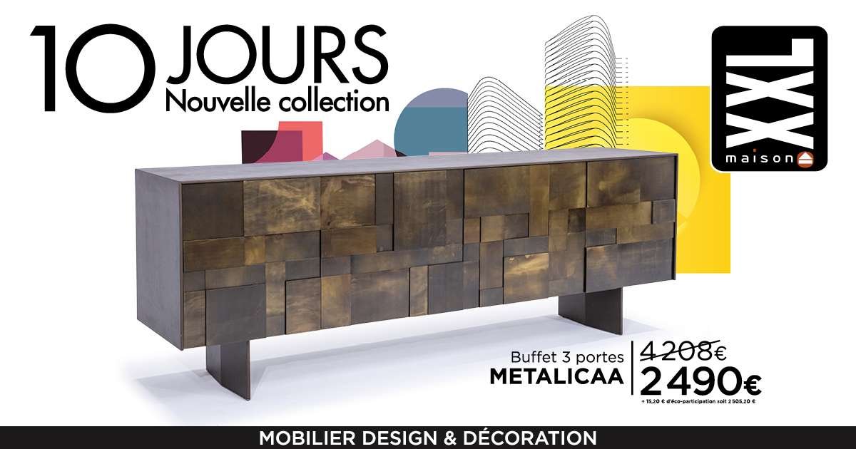 Canapés design REIMS, canapés contemporains, Meubles design XXL Maison ...